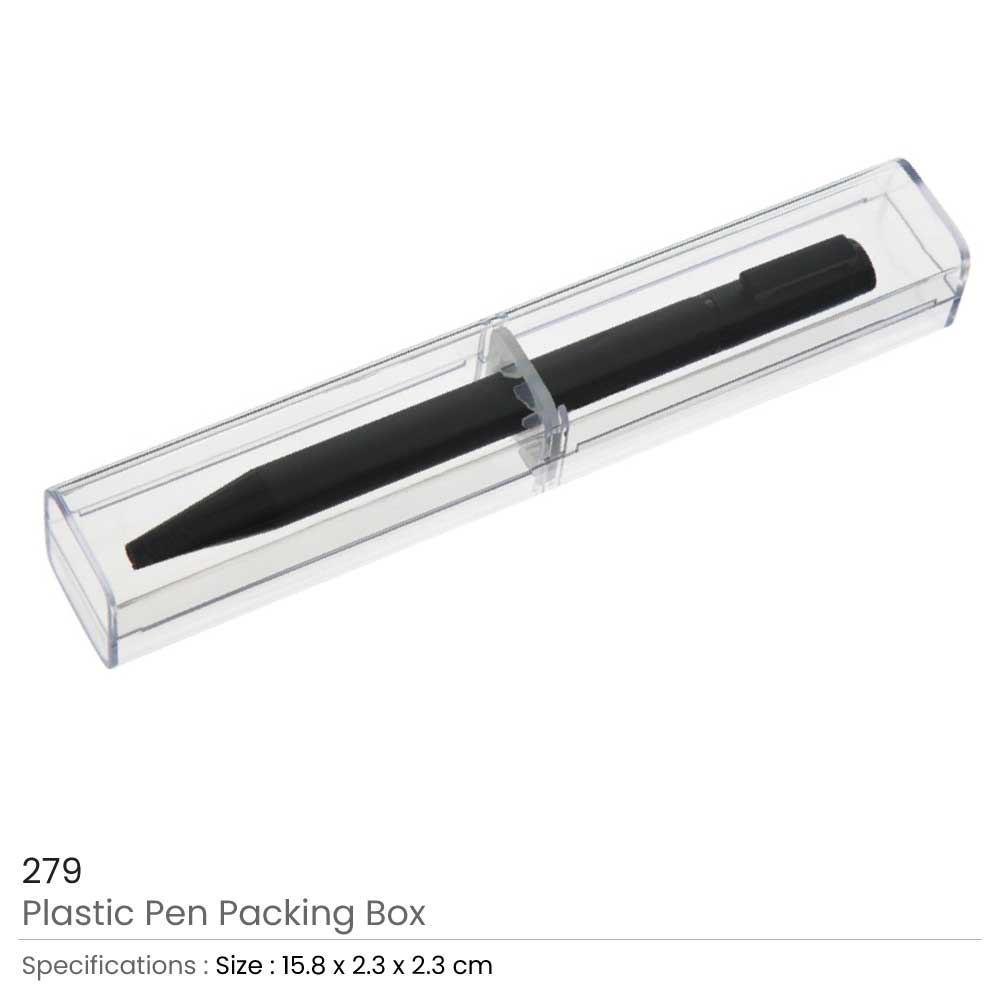 Clear Plastic Pen Box | Promotional Gifts Suppliers in Dubai