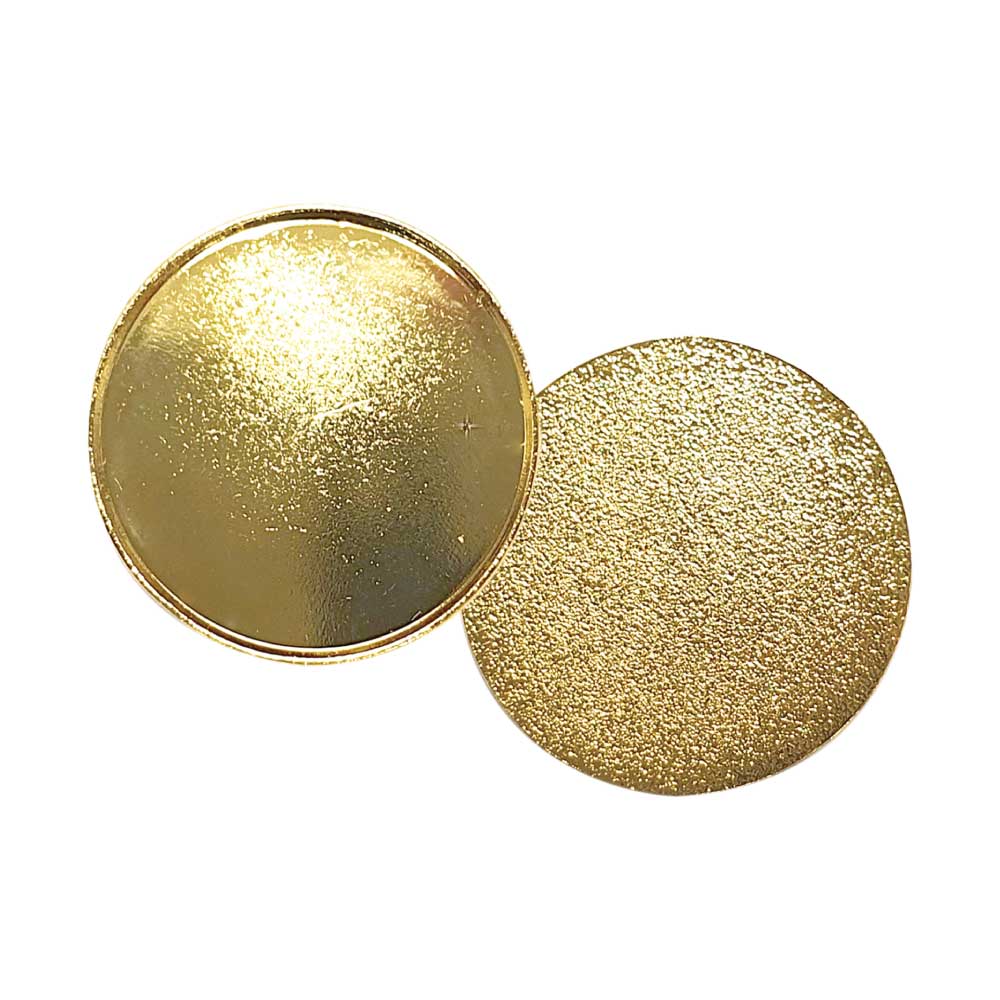 Gold Round Metal Badges | Promotional Gifts Suppliers in Dubai