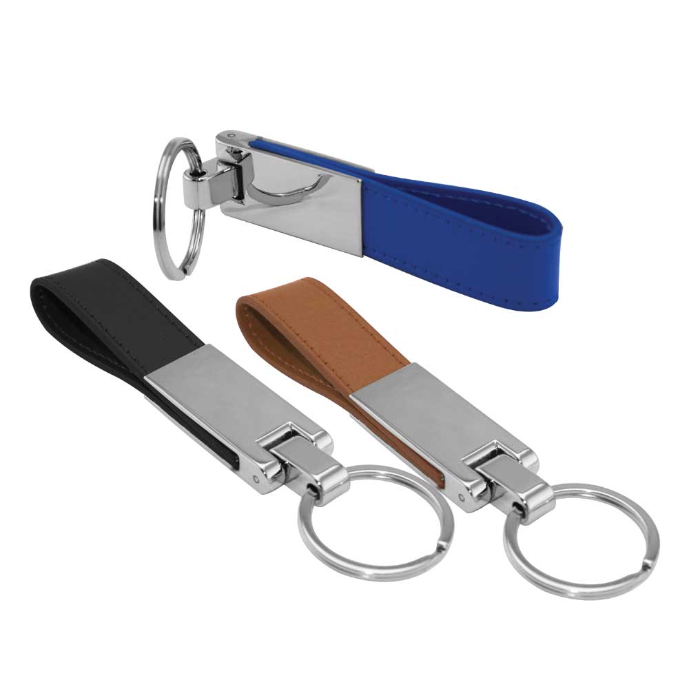 Metal Key Chains with Leather Strap | Promotional Gifts Suppliers in Dubai