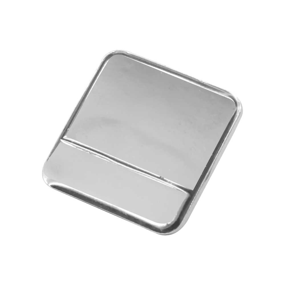 Square Metal Badges with Butterfly Clutch | Promotional Gifts Suppliers ...