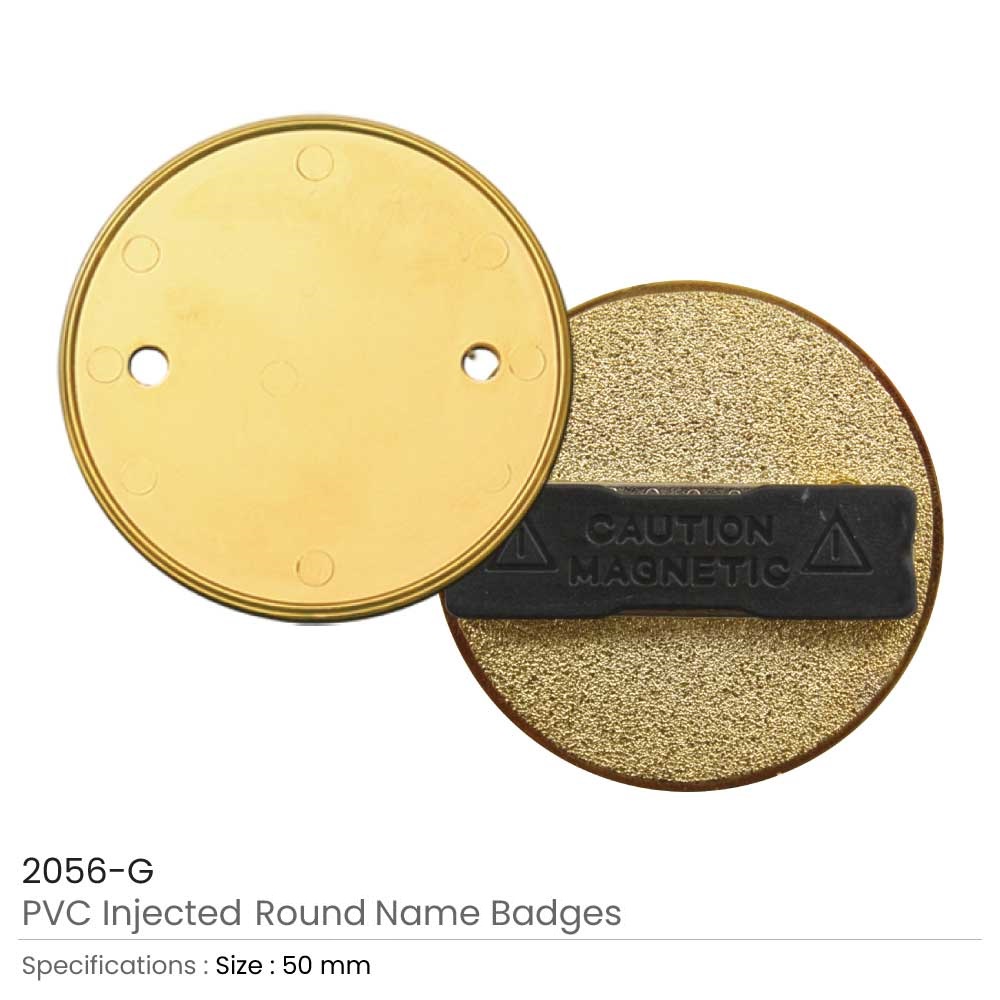 PVC Injected Round Badges | Promotional Gifts Suppliers in Dubai