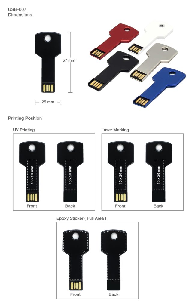 Key Shaped USB Flash Drives | Promotional Gifts Suppliers in Dubai