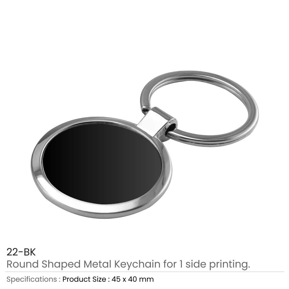 Round Shaped Metal Keychains | Promotional Gifts Suppliers in Dubai