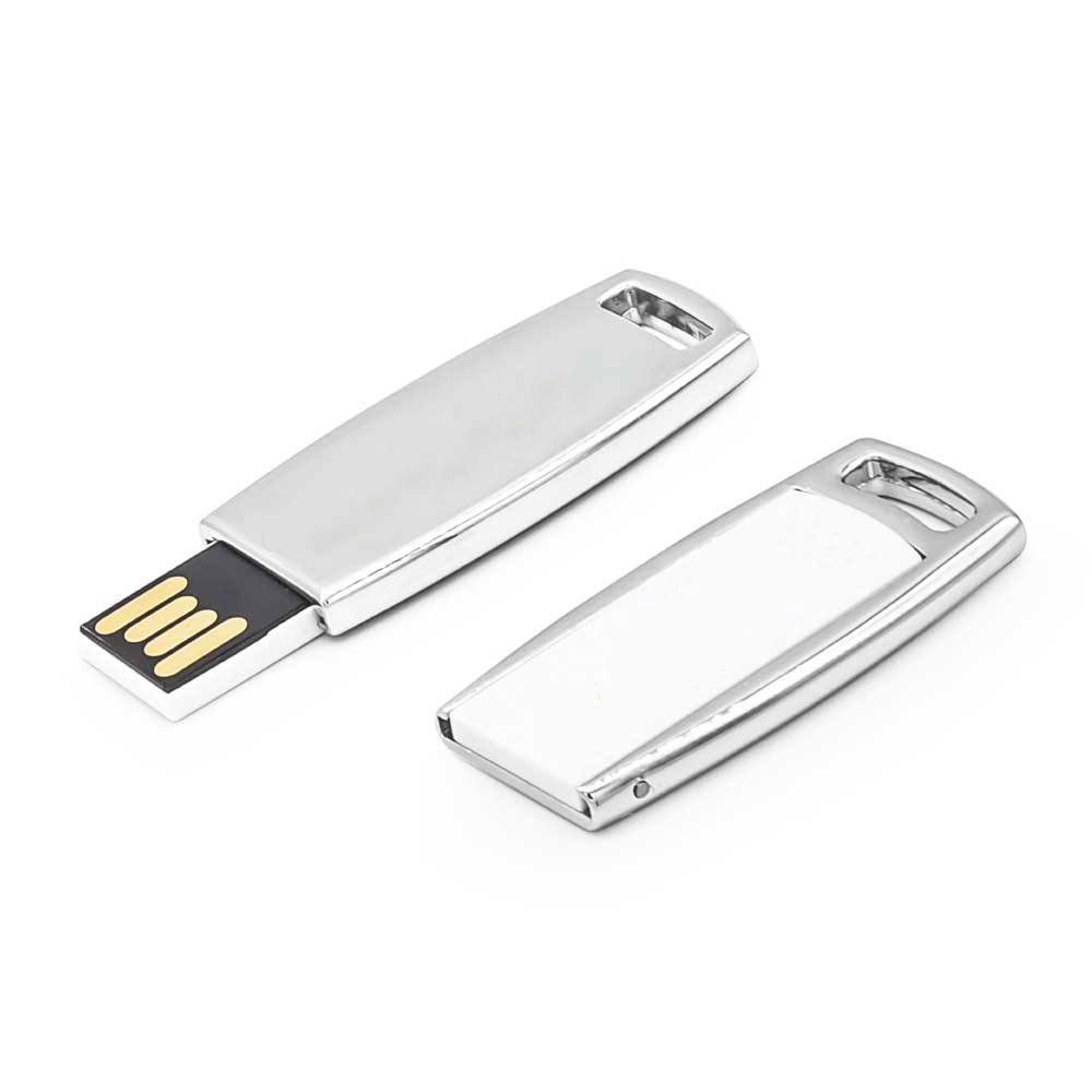 Thin White Metal Case USB Flash | Promotional Gifts Suppliers in Dubai