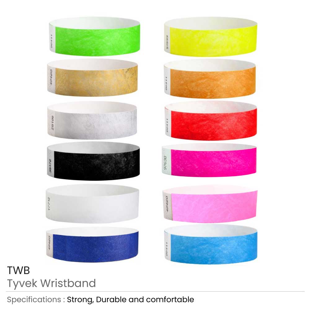Tyvek Wristbands | Promotional Gifts Suppliers in Dubai