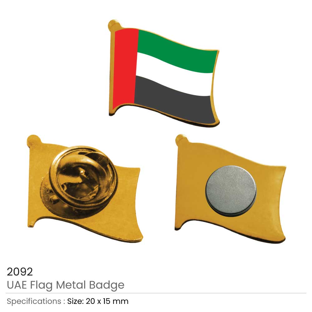 UAE Flag Badges | Promotional Gifts Suppliers in Dubai