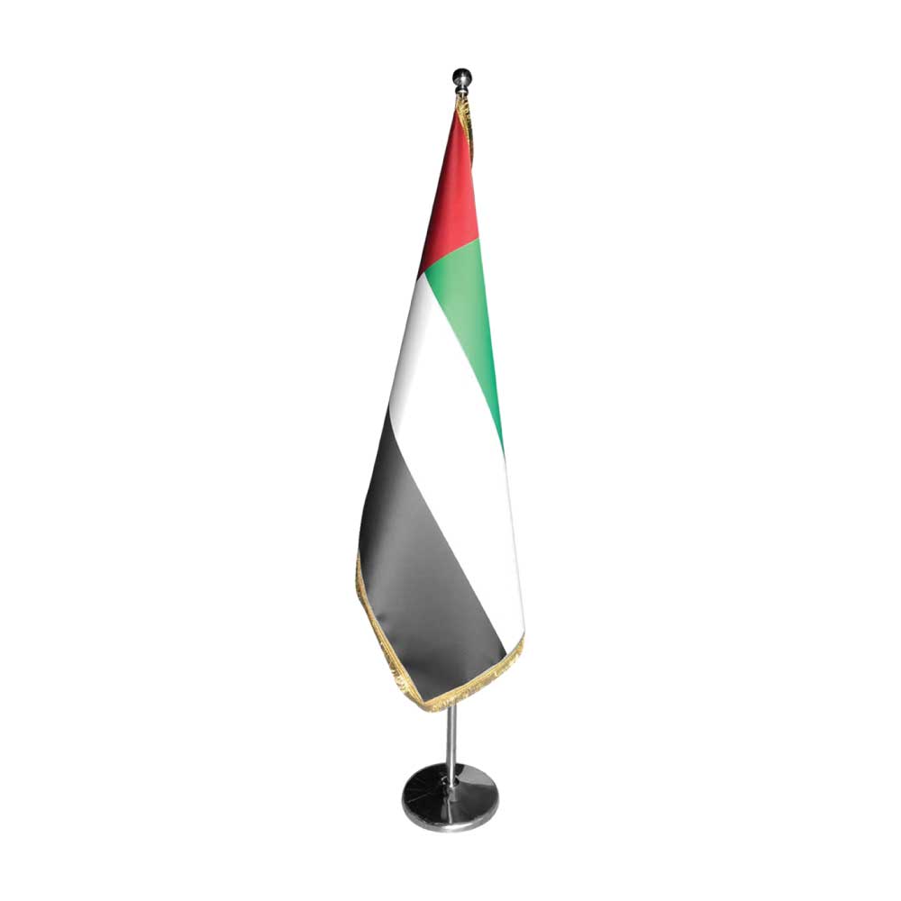 UAE Flag Large Size with Stand | Promotional Gifts Suppliers in Dubai
